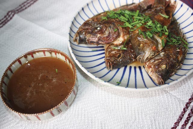 Northern Dispatch | Makan a la Pinoy: Tamarind sauce ken pinirito a tilapia