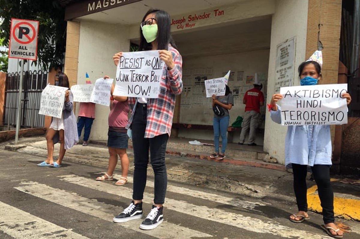 Northern Dispatch | Protesta laban sa Anti-Terror Bill idinaos sa ...