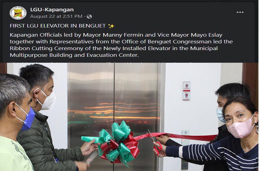 Northern Dispatch | FALSE: Kapangan has the first elevator in LGU ...
