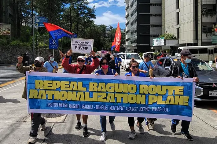 Northern Dispatch | Groups protest Baguio's transport route plan