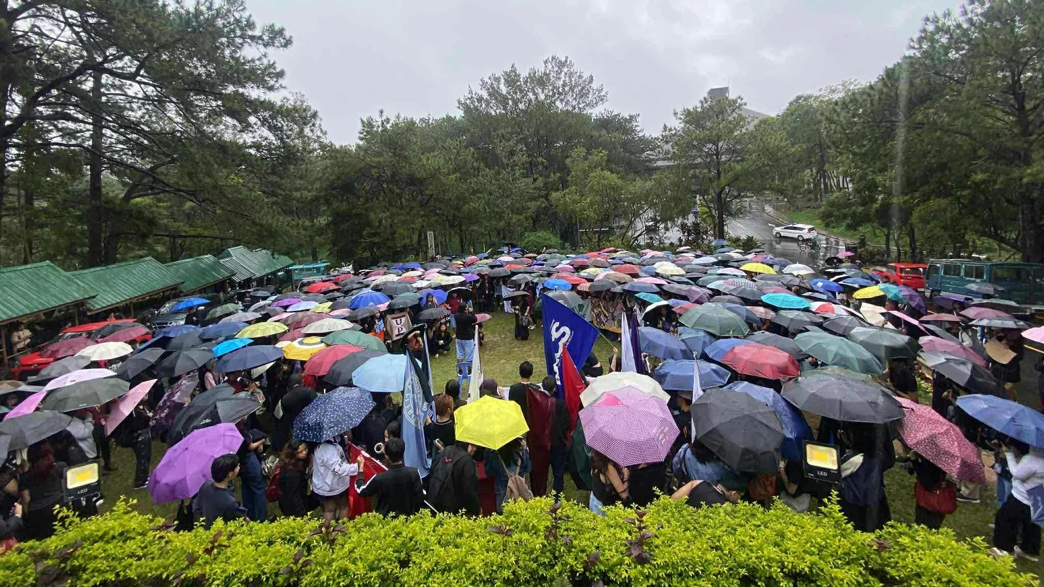Northern Dispatch | News | UP Baguio community protests against massive ...