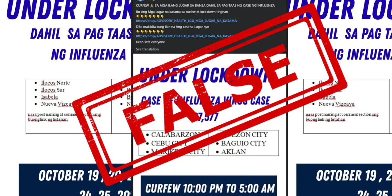 Northern Dispatch | Factcheck | FALSE: North Luzon provinces, other ...